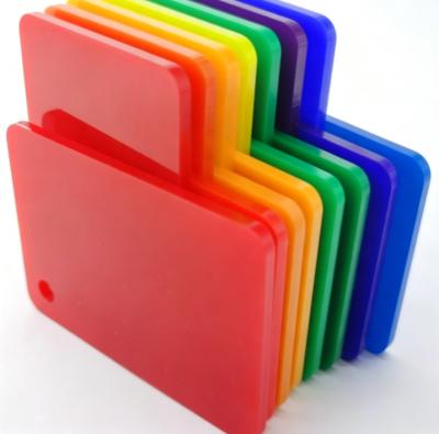 China 100% Virgin MMA UV Resistant Scratch Resistant Colored Acrylic Sheet for Custom Projects for sale