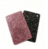 China High Light Transmission Scratch Resistant Custom Size Glitter Acrylic Sheet PMMA Board for sale