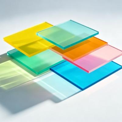 China 1.8mm Thickness Customizable Color Colored Clear Acrylic Sheet with Good Chemical Resistance for Aquarium Partition for sale
