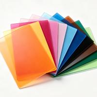 China High Density Impact Resistant Colored Acrylic Sheet with Custom Colors for Bathroom Partition and Interior Decoration for sale