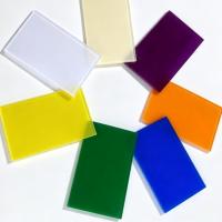 China Customizable Color Clear Acrylic Sheet with High Light Transmission and UV Resistance for Privacy Partition Glass for sale