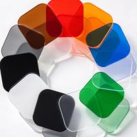 China Customizable Color High Light Transmission Scratch Resistant Clear Acrylic Sheet for Decorative Frames & Cabinet Doors for sale