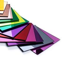 China Anti-Scratch Colored Mirror Acrylic Sheet with Custom Cutting Available for Bar Counter Cladding PMMA Mirror Panel for sale