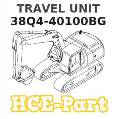 China 38Q4-40100 38Q4-40100BG TRAVEL UNIT FOR R140LC-9 for sale