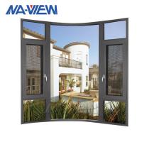 China Large Casement Bay Window Aluminum Bow Bay Window for sale