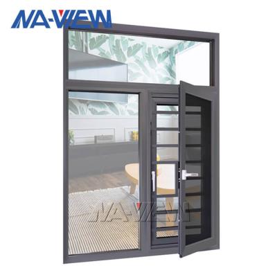 China 300x300mm Aluminium Casement Windows With Grids Grills for sale
