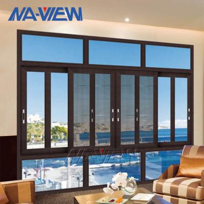 China Heat insulation Modern Sliding Window AS 2208 glass for Office for sale