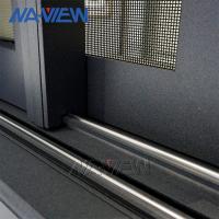 China SGS Aluminium Sliding Windows Sliding Glass Doors With Transom Window for sale