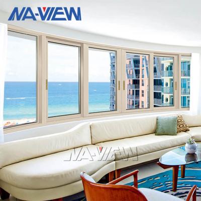 China Modern Double Glazed Sliding Windows Anodized Surface Treatment for sale