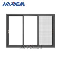 China CE Aluminium Sliding Windows Triple Slider Window for Residential House for sale