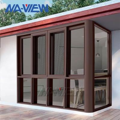 China OEM Aluminium Sliding Windows For Balcony With Electrophoresis Coating for sale