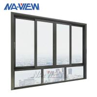 China aluminum 6063 Sliding Office Window Interior Sliding Glass Window for sale