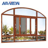 China Best Sliding Glass Windows OEM Low Price Aluminium Curved Sliding Window Chinese Supplier for sale
