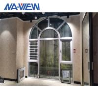 China Crank Out White Aluminium Casement Windows PVDF Frame for sale