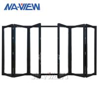 China Frameless 6063 T5 Aluminium Bifold Windows Laminated Glass for sale