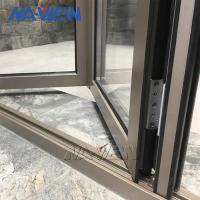 China NAVIEW Accordion Style Sliding Glass Doors Fiberglass Screen Netting for sale