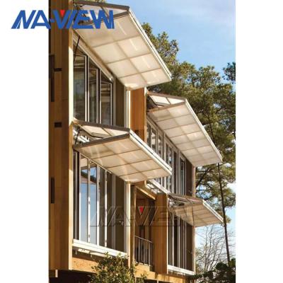 China Soundproof Fold Up Porch Windows 6063 Aluminum Vertical Bifold Window for sale