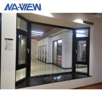 China NAVIEW Picture Framed Windows Two Side Casement Picture Window for sale