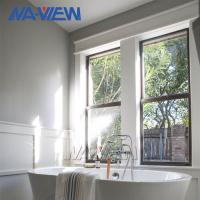 China Soundproof Superior Modern Aluminum Single Hung Sash Impact Windows With Grids for sale