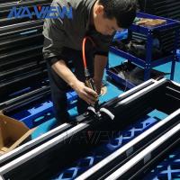 China NAVIEW Energy Saving Twin Aluminium Single Hung Window for sale