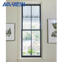 China Latest Style Superior Aluminium Modern Black Double Hung Windows for sale