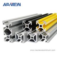 China 2020 2040 2060 4040 V Slot Rail Extruded Aluminum Extrusions Profile for sale