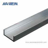 China Extruded Aluminium C Shaped Beam Channel Aluminum Extrusion Profiles Manufacturers for sale