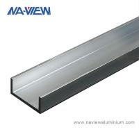 China Extruded Aluminium U Channel Shaped Section Extrusions Profiles Supplier Company for sale