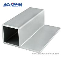 China Extruded Aluminum Box Square Aluminium Profile Section Tube for sale