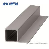 China Extruded Aluminum Box Square Aluminium Profile Section Tube for sale