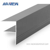 China China Supplier Aluminium F Section Channel Extrusion Profile Glazing Bars for sale