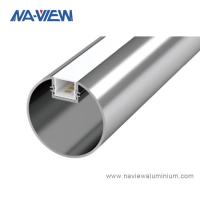 China Extruded Aluminum Handrail Extrusions Profiles for sale