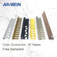 China 9mm Height Metal Tile Edging Carpet Tack Strips Edge Trim for sale