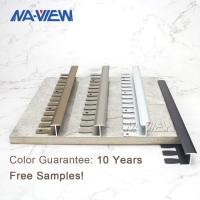 China Extrusion Profile Wall Transition U Shape Tile Trim 3mm Thickness for sale