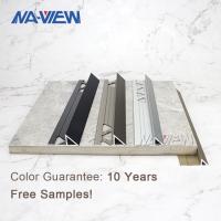 China Custom Length Aluminium Flooring Profile Schluter Tile Trim for sale