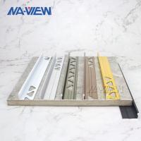 China Custom Length Aluminium Flooring Profile Schluter Tile Trim for sale