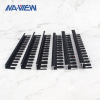 China Black Ceramic Bullnose Metal Tile Edging Angle Corner Trim for sale