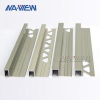 China Brushed Brass White Gold Square Capping Box Edge Tile Trim Corners On Walls for sale