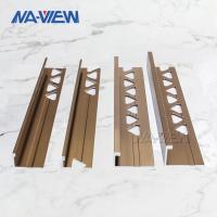 China 2.5m Length Metal Tile Trim Champagne Oil Rubbed Bronze for sale