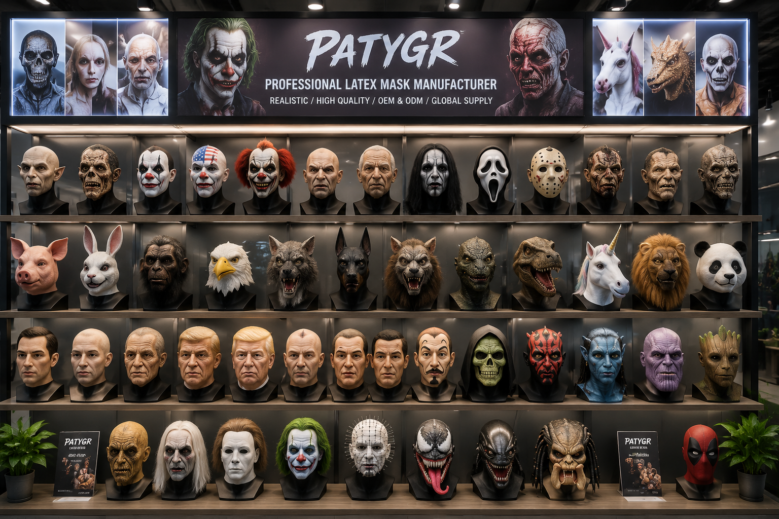 Patygr Shenzhen Latex Mask Manufacturer Expands Realistic Halloween Mask Solutions for Global B2B Partners