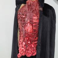 China Realistic Zombie Design Latex Torso Prop - Durable Rubber Material Unisex Halloween Belly Decoration for sale