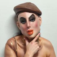 China Latex Fantasy Masks for Role Play and Theatrical Productions - One Size Fits Most with Included Mask and Hat for sale
