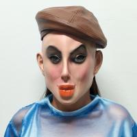 China Latex Fantasy Masks for Role Play and Theatrical Productions - One Size Fits Most with Included Mask and Hat for sale