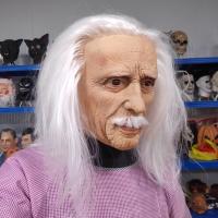 China Deluxe Lifelike Elder Man Human Face Mask, Highly Detailed Realistic Skin Silicone Mask for Cosplay, Halloween, and Pranks for sale