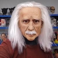 China Deluxe Lifelike Elder Man Human Face Mask, Highly Detailed Realistic Skin Silicone Mask for Cosplay, Halloween, and Pranks for sale