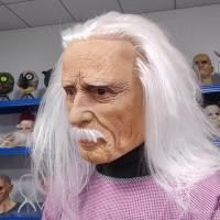 China Deluxe Lifelike Elder Man Human Face Mask, Highly Detailed Realistic Skin Silicone Mask for Cosplay, Halloween, and Pranks for sale