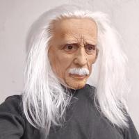 China Deluxe Lifelike Elder Man Human Face Mask, Highly Detailed Realistic Skin Silicone Mask for Cosplay, Halloween, and Pranks for sale