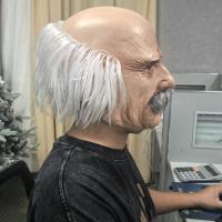 China Realistic Human Features Latex Face Covering - One Size Fit Most Theatrical Mask for Plays and Film Shoots for sale