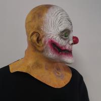 China Creepy Killer Clown Mask, Scary Horror Movie Latex Halloween Full Head Mask with Bloody Teeth for sale