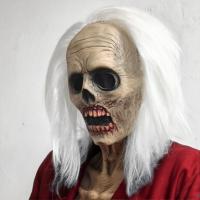 China Realistic Latex Zombie Mask One Size Fit Most for Halloween Parties and Cosplay for sale
